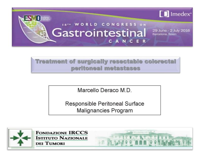 Diapositive su Carcinosi Peritoneale/Metastasi Peritoneali da Carcinoma ...